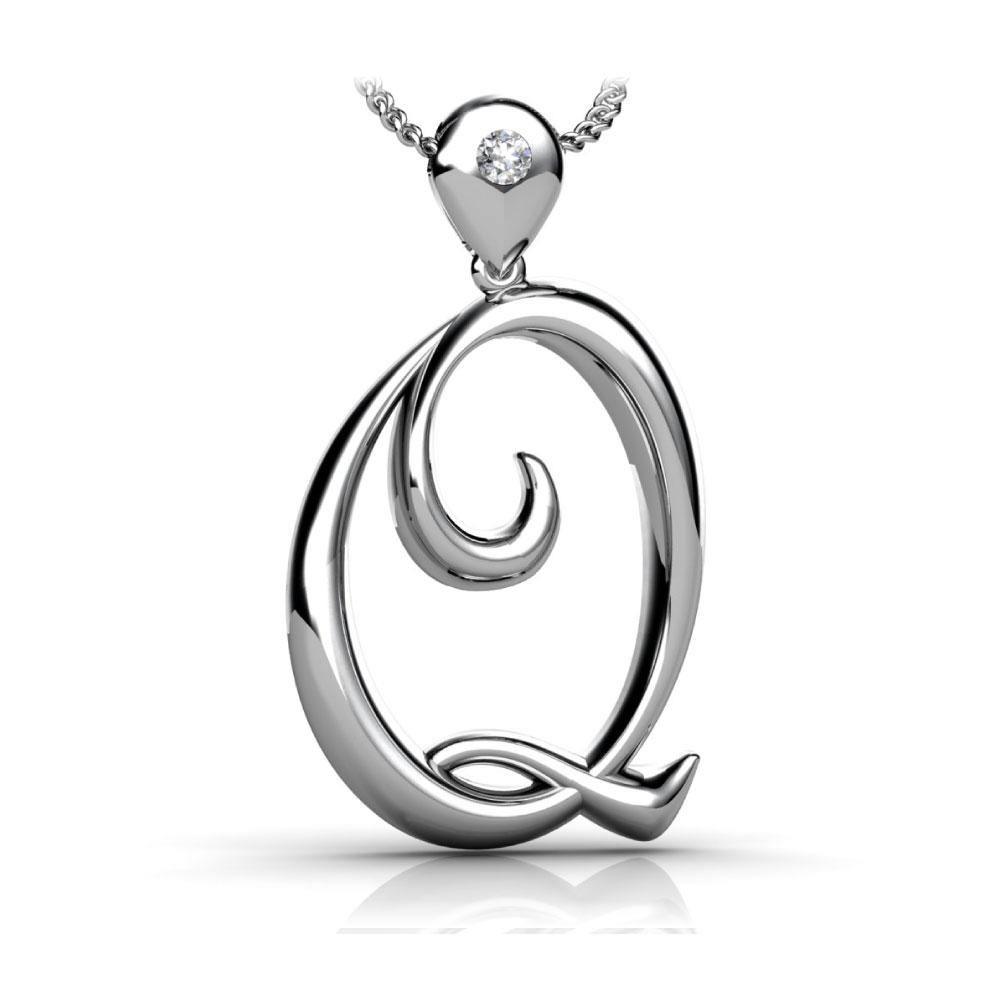 Initial q necklace - Wongs Jewellers Liverpool