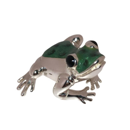 Silver Frog Ornament - Wongs Jewellers Liverpool